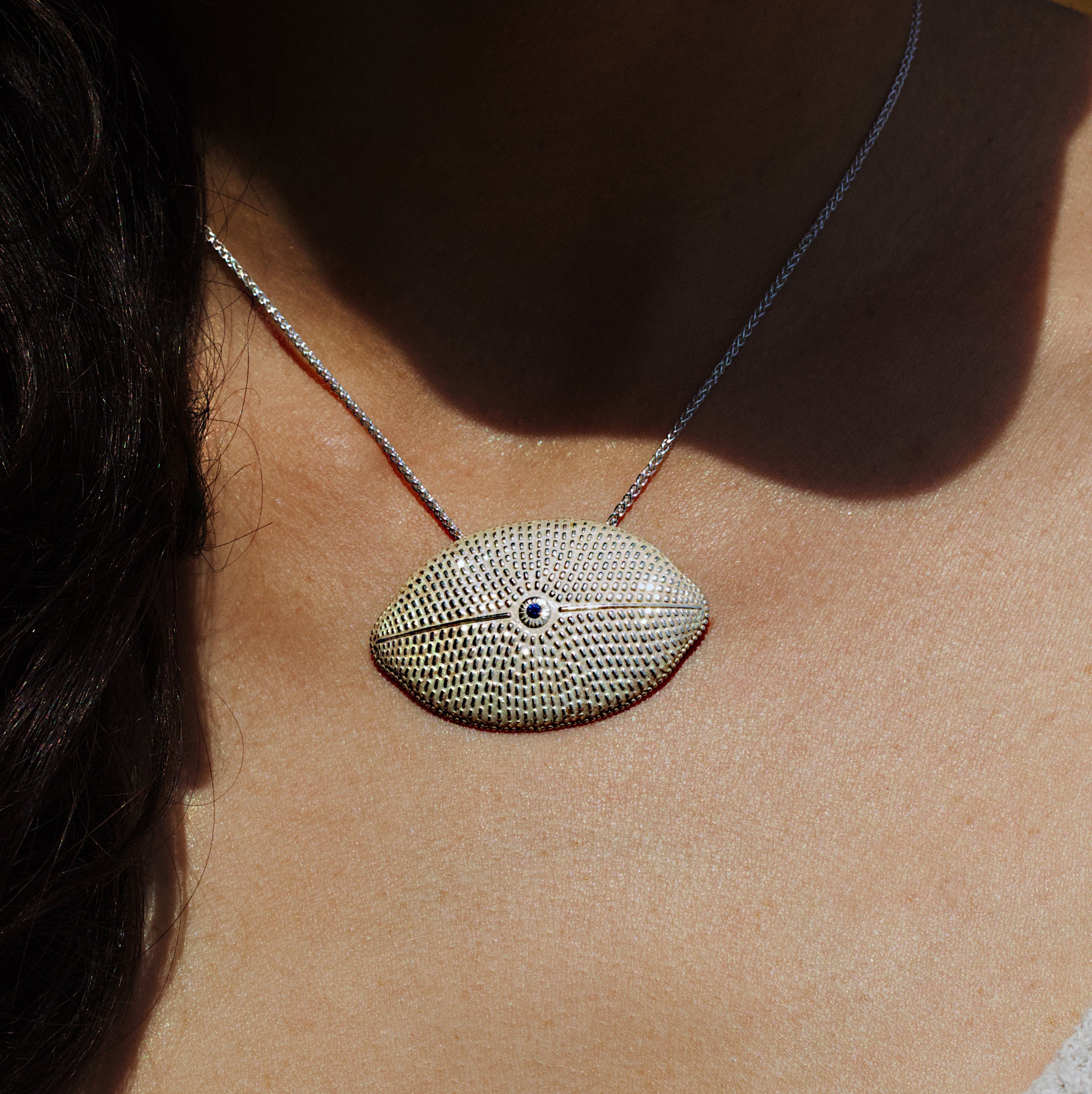 “Petroneis” necklace, solid sterling silver